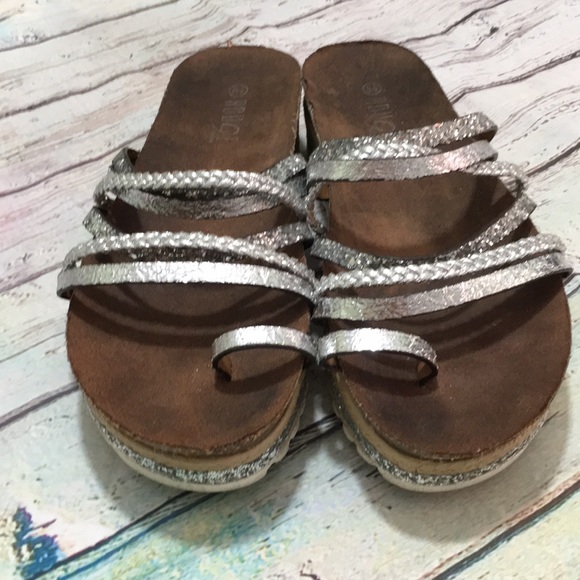 Rouge Helium | Shoes | Rouge Glitter Platform Sandal | Poshmark